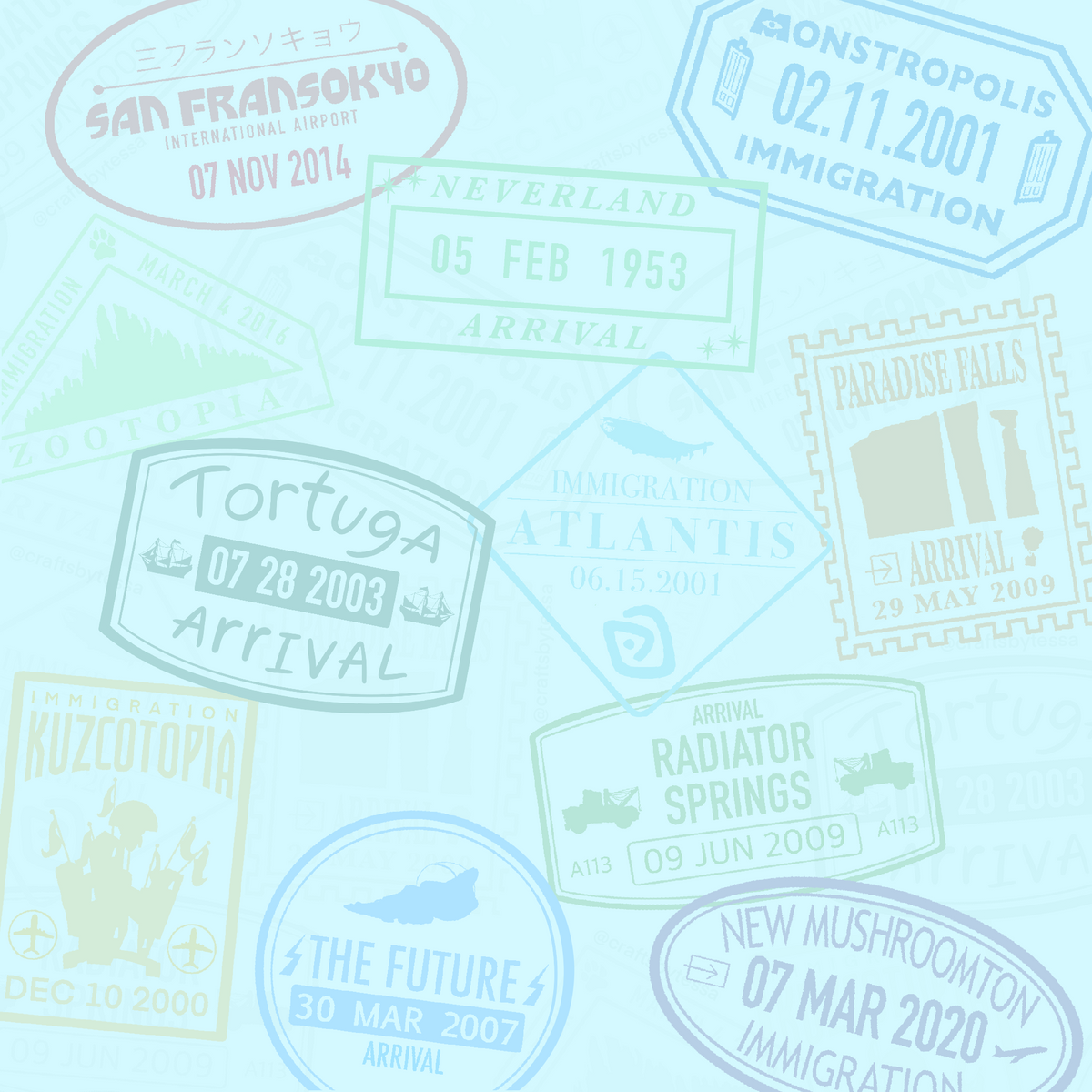 Fictional Passport – Crafts by Tessa