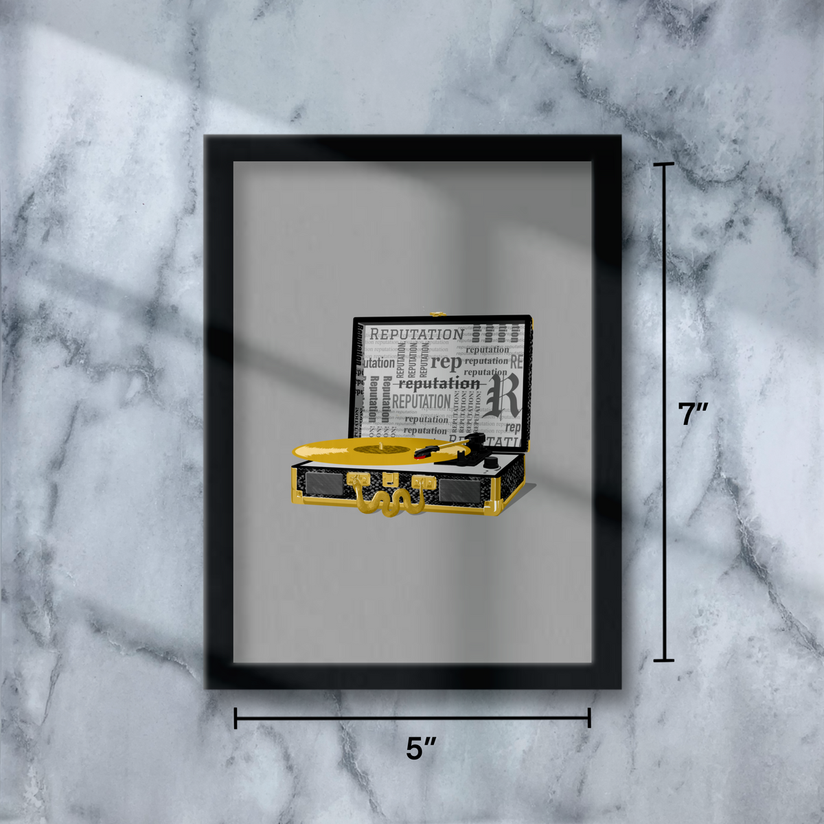 Reputation Record Player Print – Crafts by Tessa