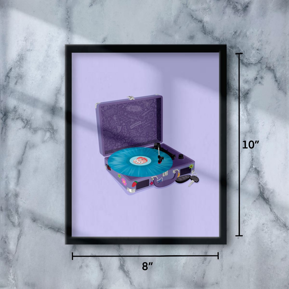 Sour Record Player Print – Crafts by Tessa