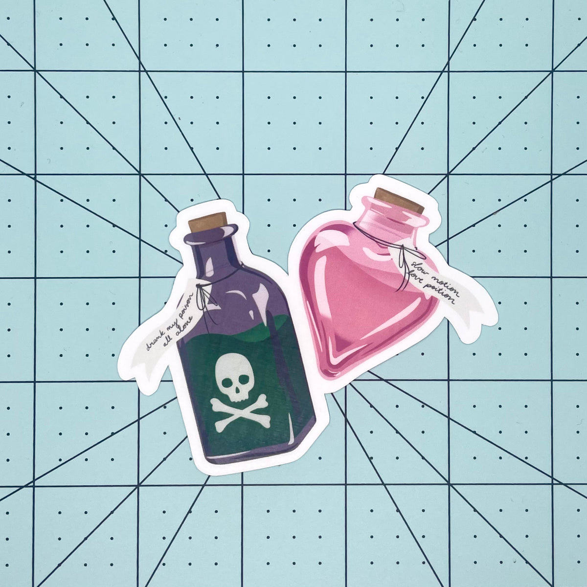 Poison & Love Potion Sticker – Crafts by Tessa
