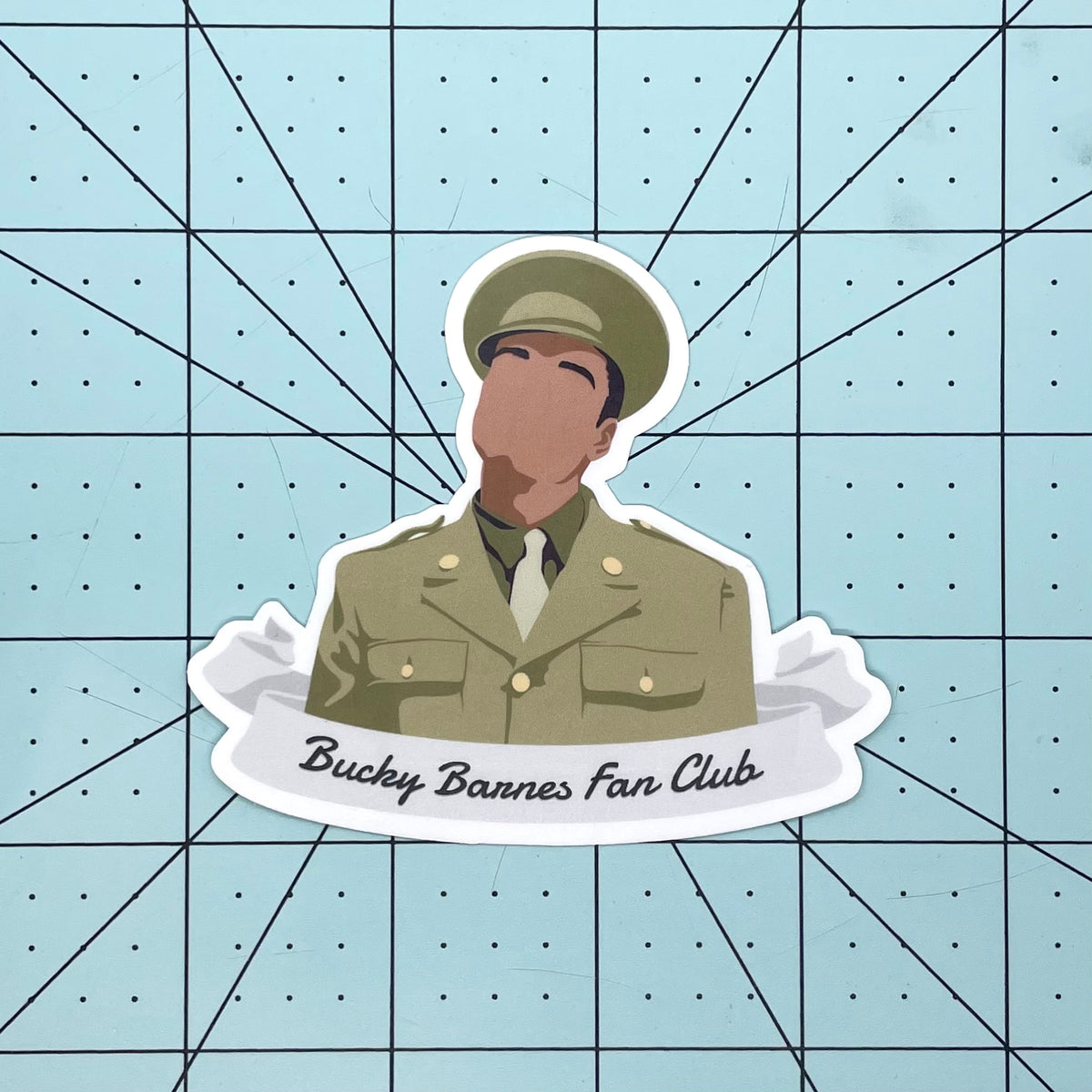 Bucky Fan Club Sticker – Crafts by Tessa